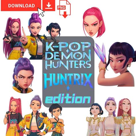 Kpop Demon Hunters Huntrix Etsy