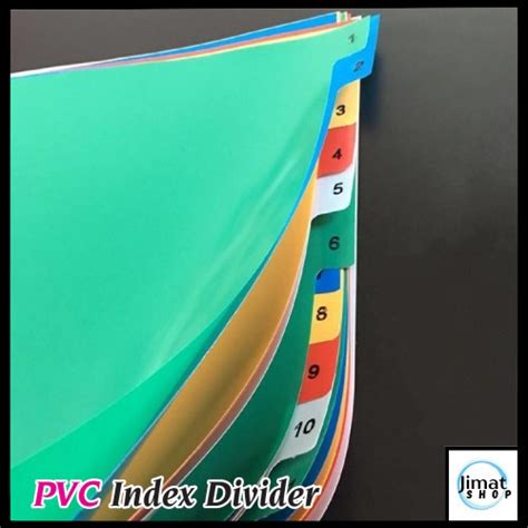 PVC Index Divider PP Index Divider Plastic Index Divider Tabs Tabs Tabs HOLES