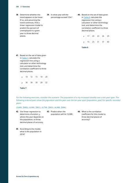 Chapter 2 Practice Pdf Linear Regression Statistical Analysis