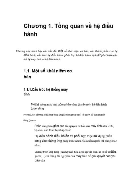 Chapter 1operating System Overview Pdf