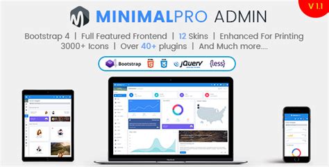 Minimal Pro Responsive Bootstrap Admin Dashboard Template WebApp Template ThemeMag