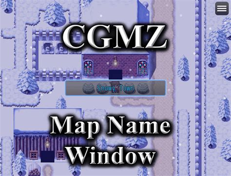 CGMZ Map Name Window For RPG Maker MZ By Casper Gaming