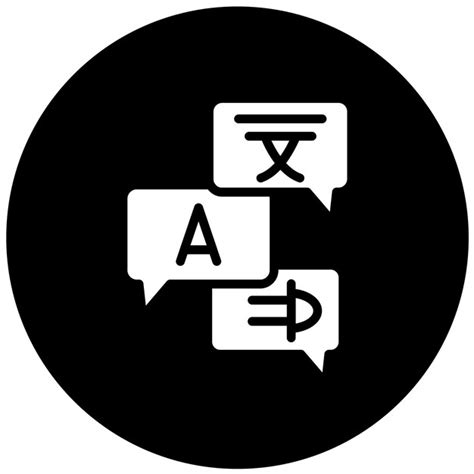 Premium Vector Vector Design Multilingual Icon Style