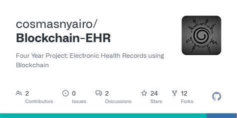 GitHub Cosmasnyairo Blockchain EHR Four Year Project Electronic Health Records Using Blockchain
