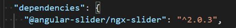 Javascript Ngx Slider Is Not A Known Element Stack Overflow