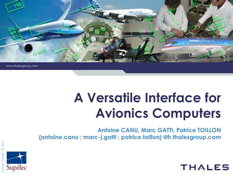 Pdf A Versatile Interface For Avionics Computers