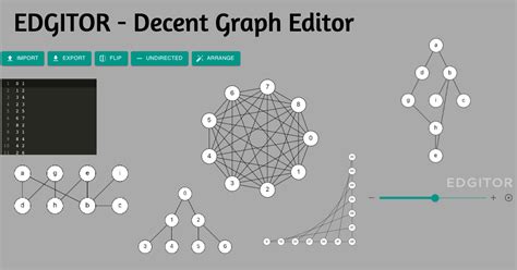 online graph editor — edgitor 進 medium