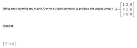 Solved Write The Command Use To Determine The Second
