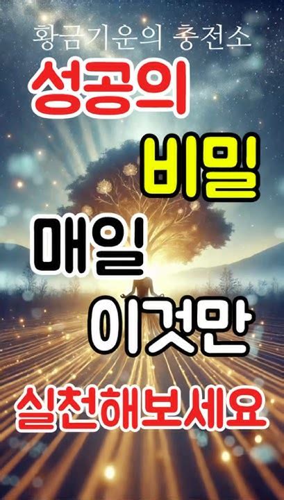 ⭐️이것만 실천하면 성공의 비밀로 갑니다⭐️ 행운 명언 소원 소원성취 기적 부자 인생조언 로또 인생명언 성공 성공비결 긍정확언 끌어당김 로또