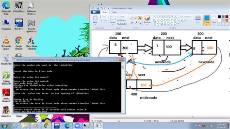 Insert Value In Circular Linked List Beginning And Last Second Part Youtube
