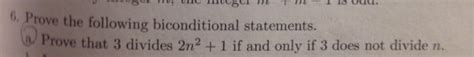 solved prove the following biconditional statements prove