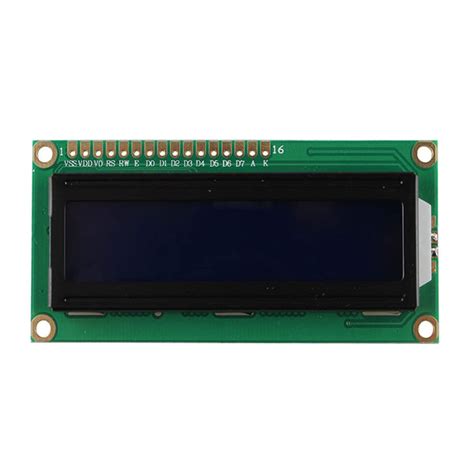 Haljia 5v 1602 16x2 Character Lcd Display Module Blue Blacklight
