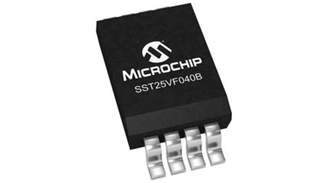 Microchip 4mbit Spi Flash Memory 8 Pin Soic Sst25vf040b 50 4c Saf Rs