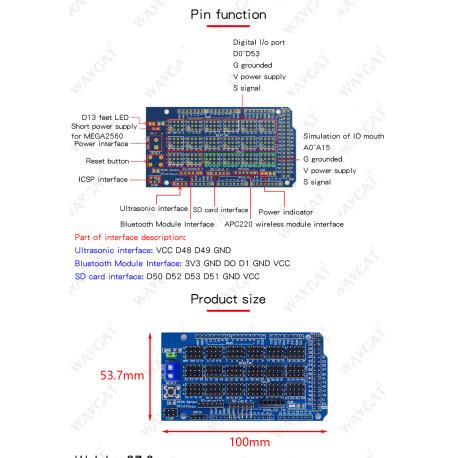 Sensor Shield V F R Arduino Mega