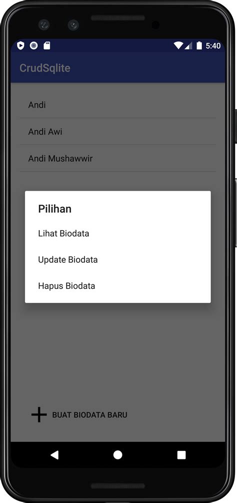 Github Amushawwir Sqlite Android Java
