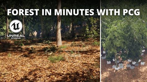 how to make a forest in minutes with pcg in unreal engine 5 youtube