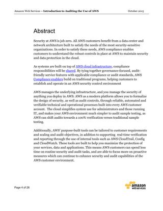 Aws Auditing Security Checklist PDF