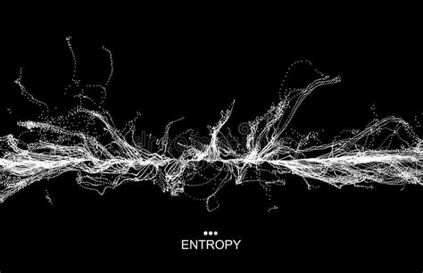 Array With Dynamic Particles 3d Technology Style Abstract Background