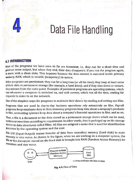 Data File Handling 2022 23 Pdf