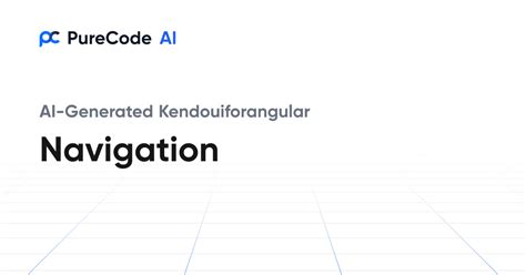 Build Elegant Kendoui Angular Navbars Using Ai Text Prompts