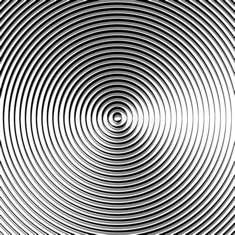 Circular Ripple Pattern Concentric Circles Rings Abstract Geom Stock Vector Illustration Of