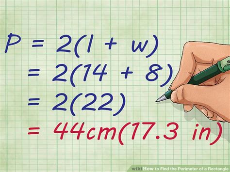 5 ways to find the perimeter of a rectangle wikihow