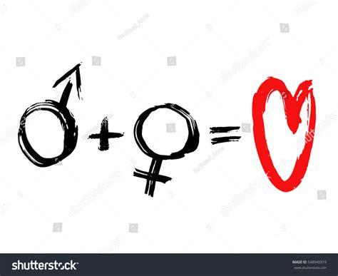 Alligraphy Brush Stroke Design Male Female Stock Vector Royalty Free 548940319 Shutterstock