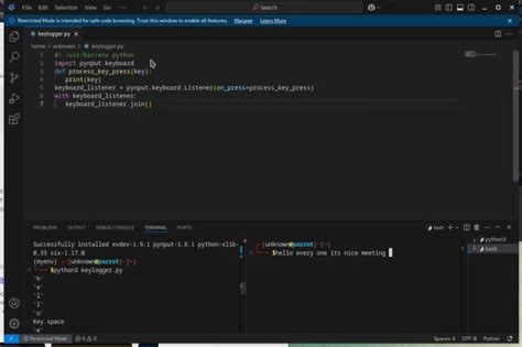 Ethicalhacking Keylogger Python Regonet Learningexperience
