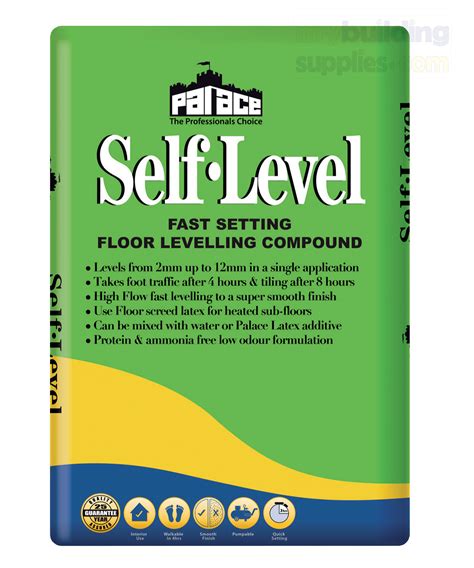Palace Self Level Floor Levelling Compound 20kg Grey Mybuildingsupplies