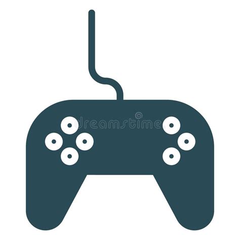 Controller Isolated Vector With Outline Icon Which Can Easily Modify Or