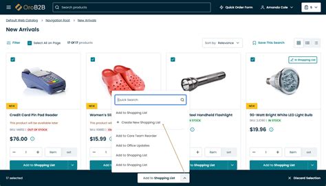 Manage Shopping Lists For Registered Users In The Storefront Orocommerce Orocrm And