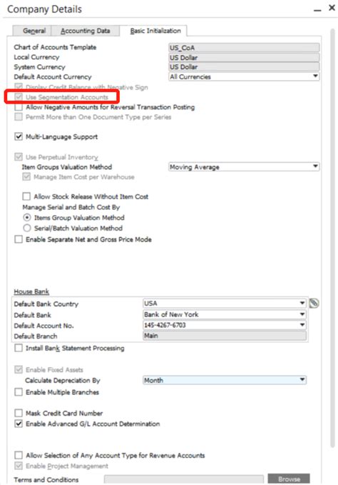 Segmentation Accounts In Sap Business One Sap B1 Mtc Systems