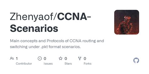 Github Zhenyaofccna Scenarios Main Concepts And Protocols Of Ccna