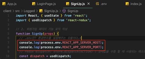 Nodejs React 환경변수 설정