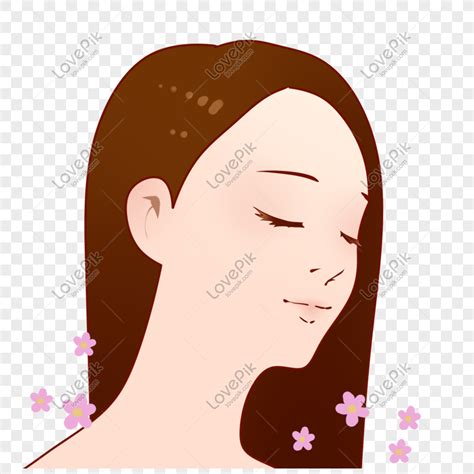 손으로 그려진 된 소녀 아름다움 포스터 그림 Png 일러스트 무료 다운로드 Lovepik