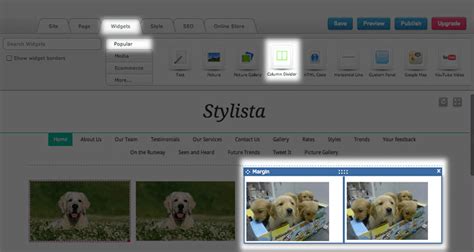 Adding A Row Of Pictures HostPapa Website Builder