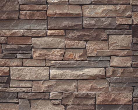 Premium Photo A Seamless Texture Of Rock Walling Material A Stone