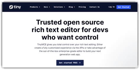 11 个最佳免费 wysiwyg html 编辑器 可视化编辑器 2025