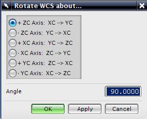 NX UNIGRAPHICS TUTORIAL Lesson Coordinate System