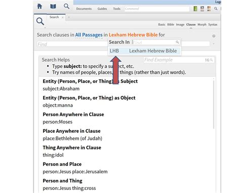 Bug Greek New Testament Sbl Not An Option In Clause Search — Logos Community