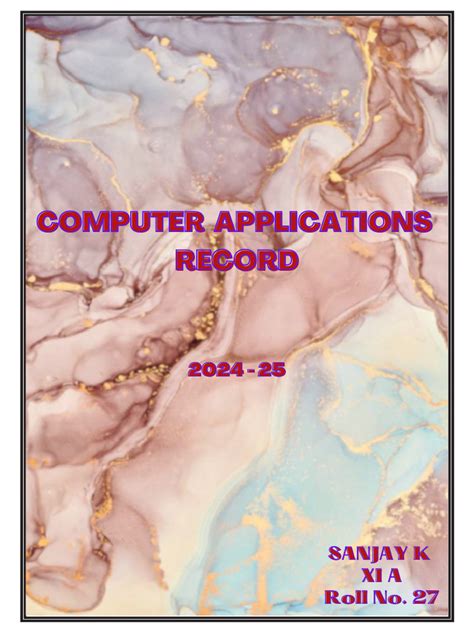 computer science 11th record pdf integer computer science
