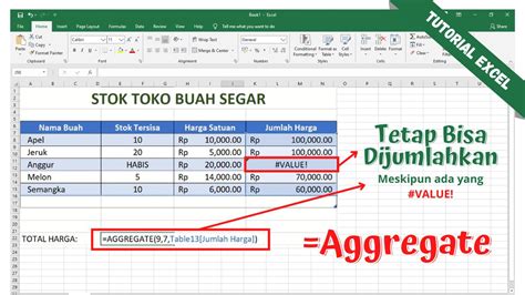 Cara Menjumlahkan Angka Yang Ada Hurufnya Di Excel Cara Mengatasi
