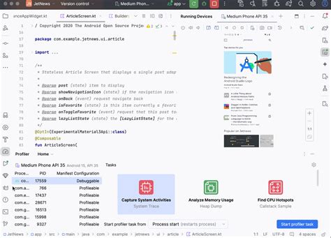 Nova Interface No Android Studio Android Developers