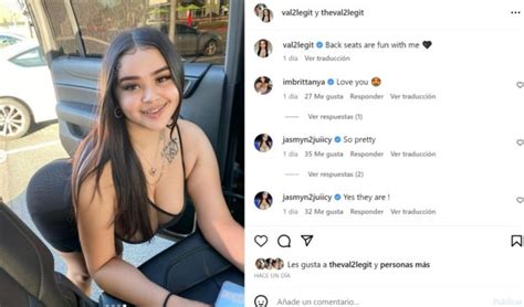 Valarie Ruvalcaba Posa En Mini Vestido Negro De Lencer A