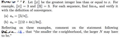 solved f let [[x]] be the greatest integer less than or