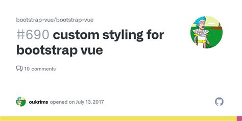Custom Styling For Bootstrap Vue Issue Bootstrap Vue Bootstrap Vue GitHub