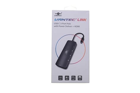 Vantec Vlink Usb C To Usb C 3 Port Hub Hdmi