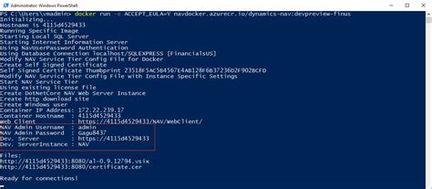 Docker Tips For Nav Development Preview September Update Kauffmann Dynamics 365 Business Central
