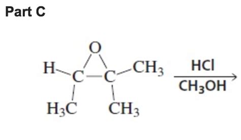 Solved Part A HCC-CH HCI CH3OH CH3 | Chegg.com