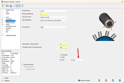 Cutting With The Side Of A Tool In Multiaxis Flow Toolpath Industrial Forum